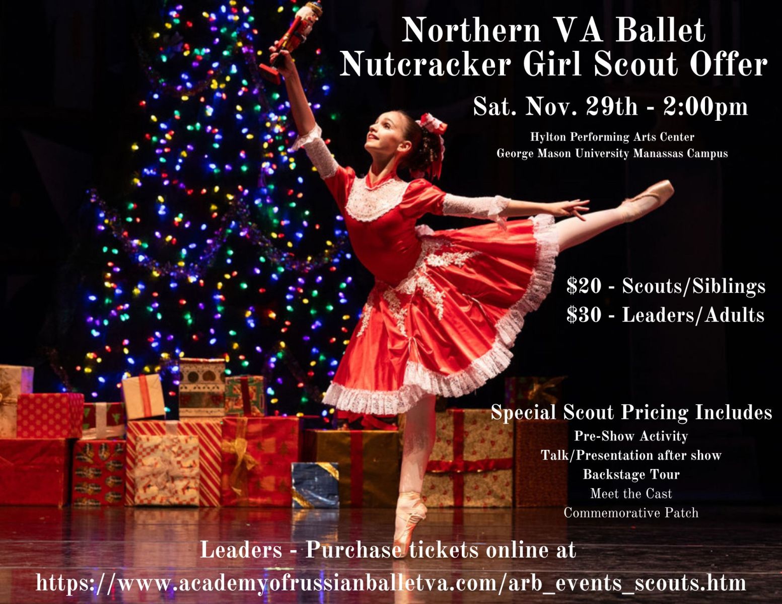 Girl Scout Programs | Academy of Russian Ballet | Classical Ballet ...